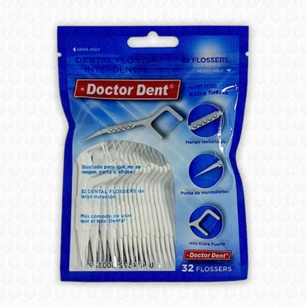 Doctor Dent Flossers Interdental Hilo Extra Fuerte Pack 32 Unidades ...